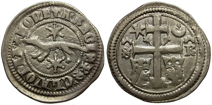 Slavonia. Bela IV AR Banovac / Marten | Medieval Coins