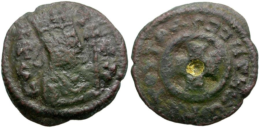 Kingdom of Axum. Anonymous Æ15 of Kaleb and his successors