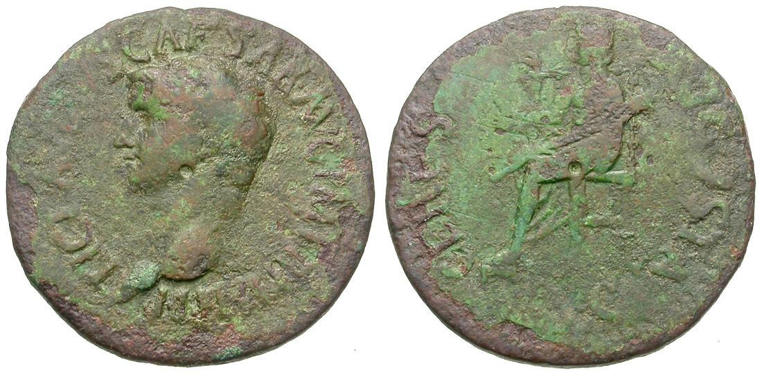 Claudius (AD 41-54) Æ Dupondius / Ceres | Roman Imperial Coins