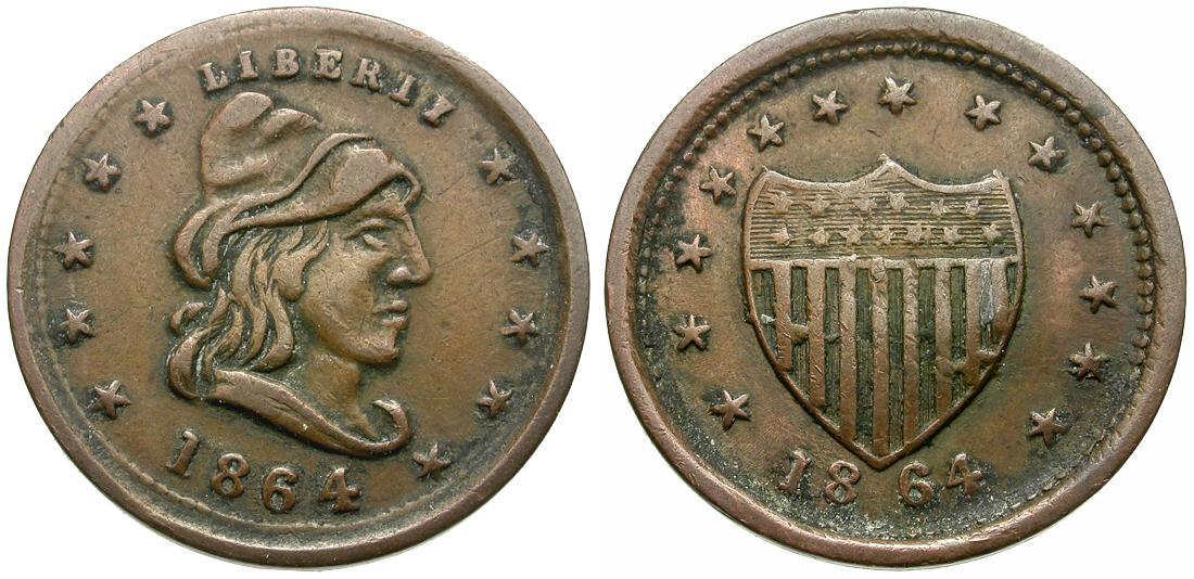 Civil War Patriotic Token | Tokens & Medals