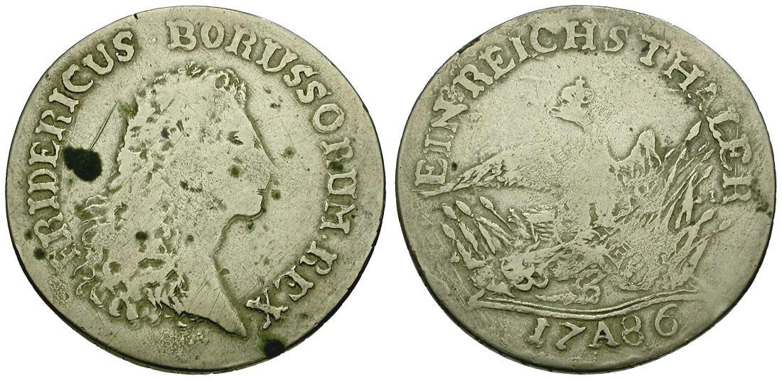 German States. Prussia. Friedrich II (1740-1786) AR Taler / Eagle