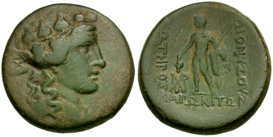 Thrace. Maroneia Æ26 / Dionysos | Greek Coins