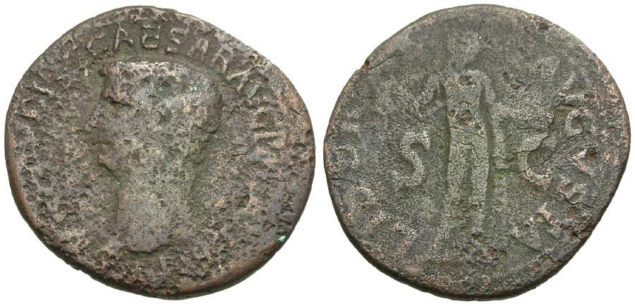 Claudius (AD 41-54) Æ As / Libertas | Roman Imperial Coins