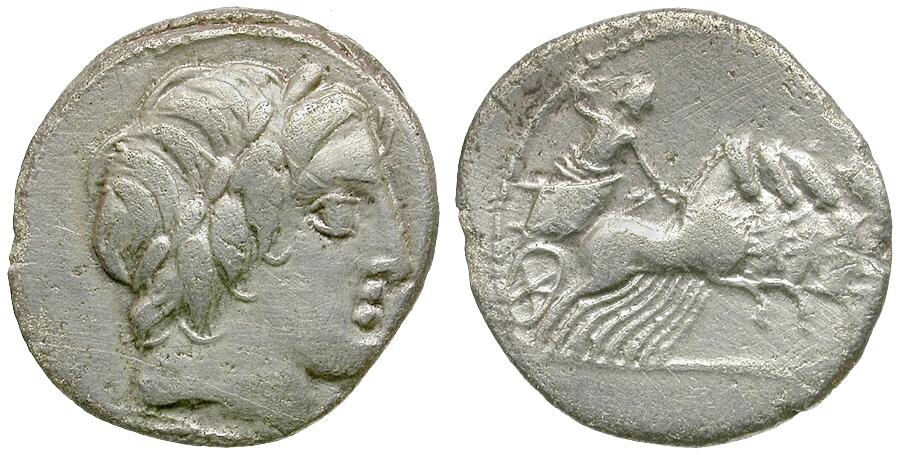 86 BC - Roman Republic. Anonymous. C. Gargonius, M. Vergilius, Ogulnius ...