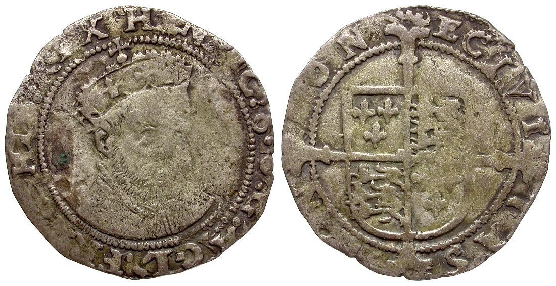 England. Henry VIII (1509-1547). Posthumous AR Groat | Medieval Coins