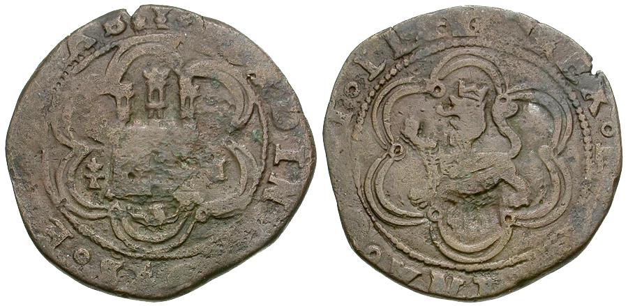 Spain. Ferdinand and Isabella (1469-1504) Æ 4 Maravedis | Medieval Coins