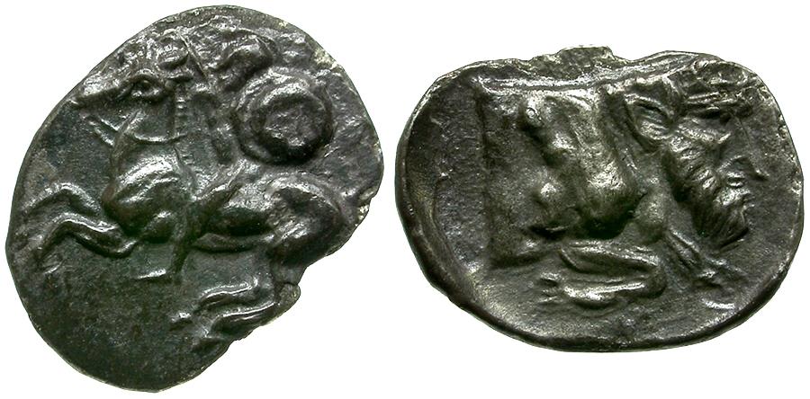 Sicily. Gela AR Litra / Man-Headed Bull | Greek Coins