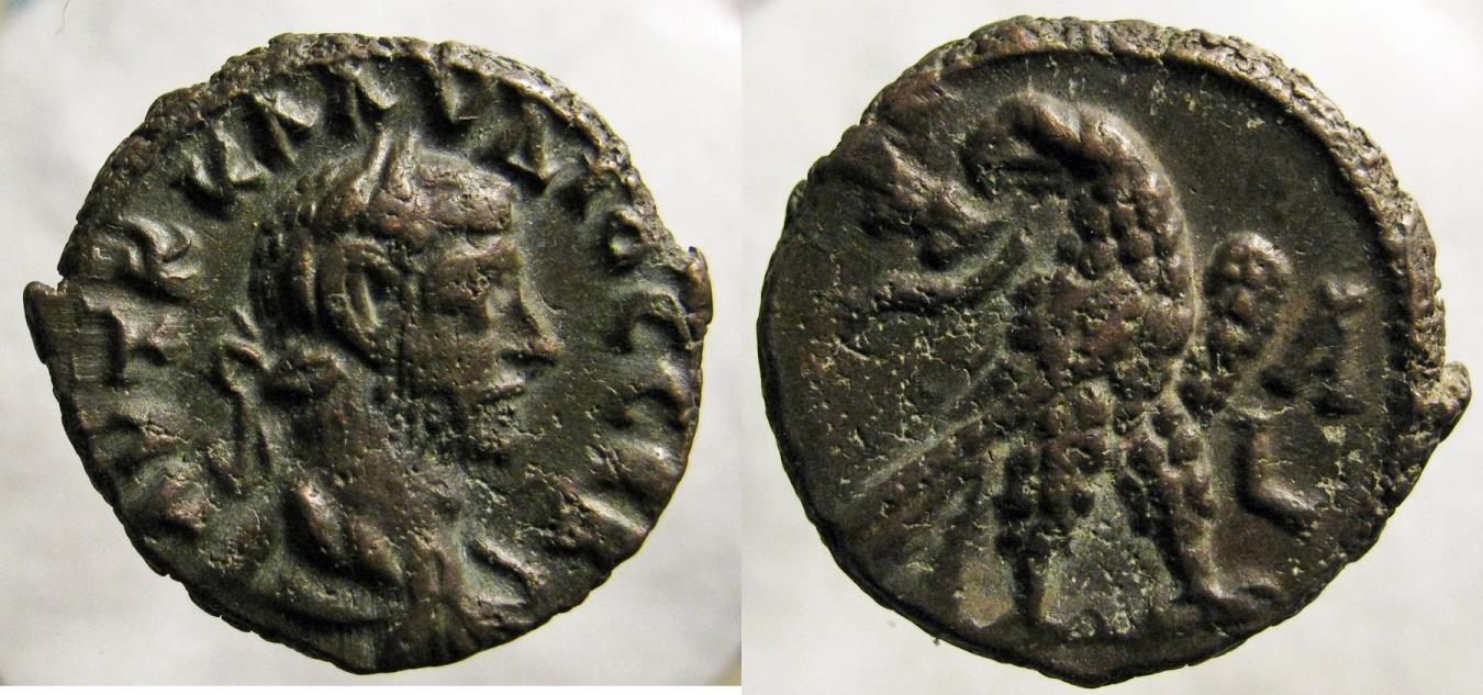Claudius II Gothicus, Alexandrian Tet, Eagle, year LA | Roman Imperial ...