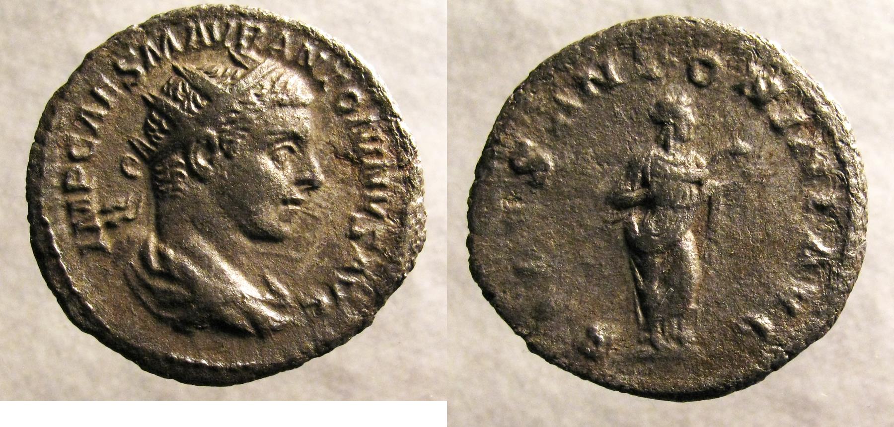 Elagabalus: Denarius, Salus reverse | Roman Imperial Coins