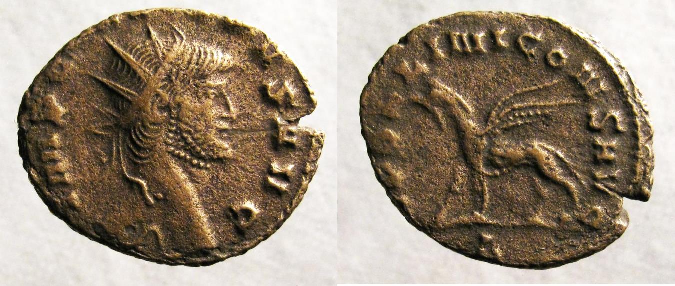 Gallienus, Billon antoninianus: Griffin | Roman Imperial Coins