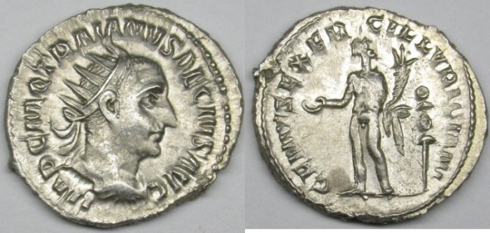 Trajan Decius: Silver Antoninianus, Genius reverse | Roman Imperial Coins