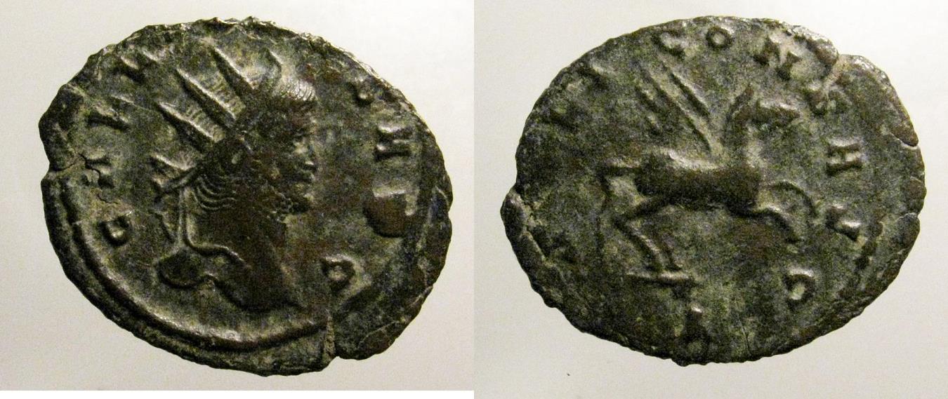Gallienus, Billon Antoninianus, Pegasus reverse | Roman Imperial Coins