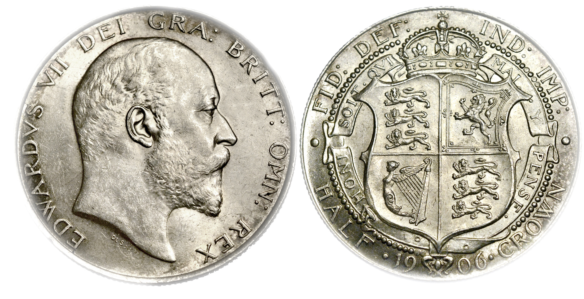 Edward VII. Halfcrown. 1906. Uncirculated. | South American Coins