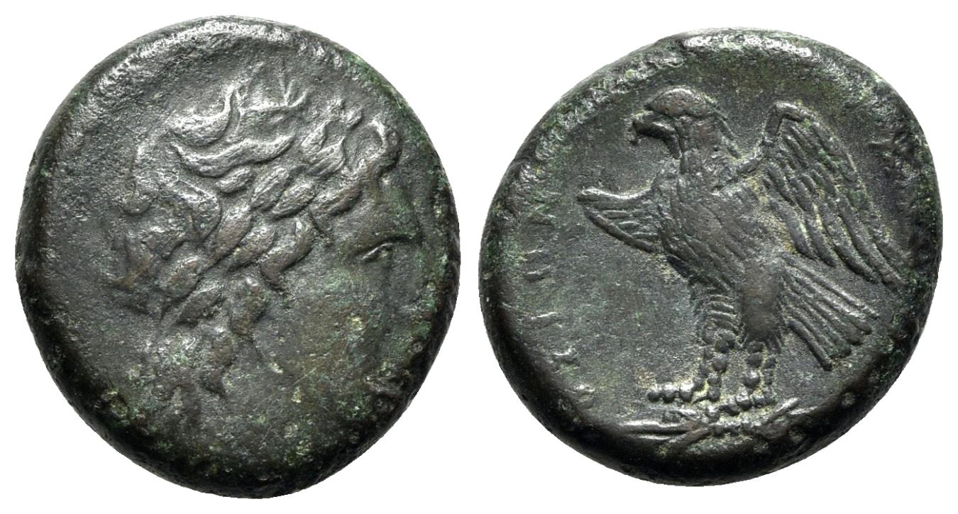 Sicily, Syracuse. Hiketas II (287-278 BC). Æ | Greek Coins