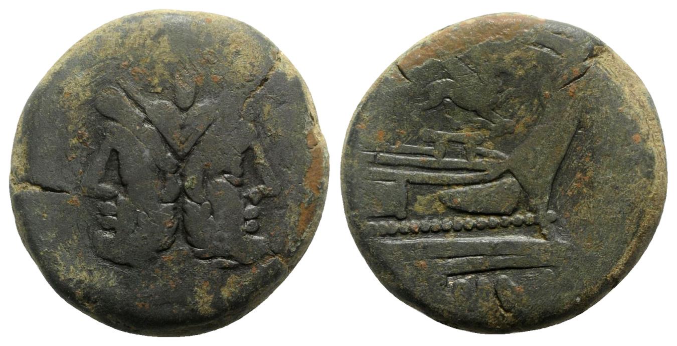 ROME REPUBLIC Griffin series, Rome, c. 169-158 BC. Æ As RARE | Roman ...