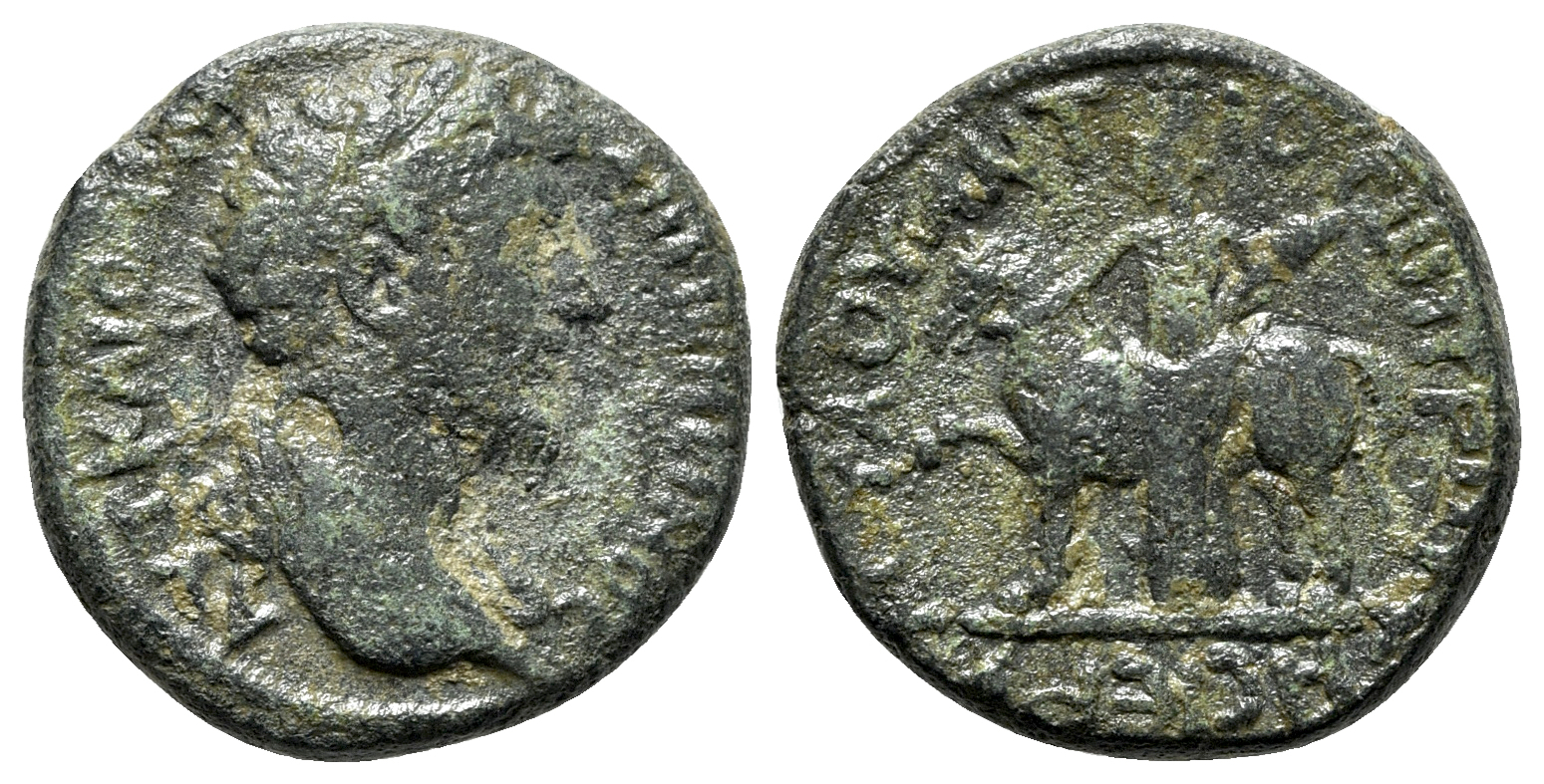 Marcus Aurelius (161-180). Decapolis, Antioch ad Hippum. Æ | Roman ...
