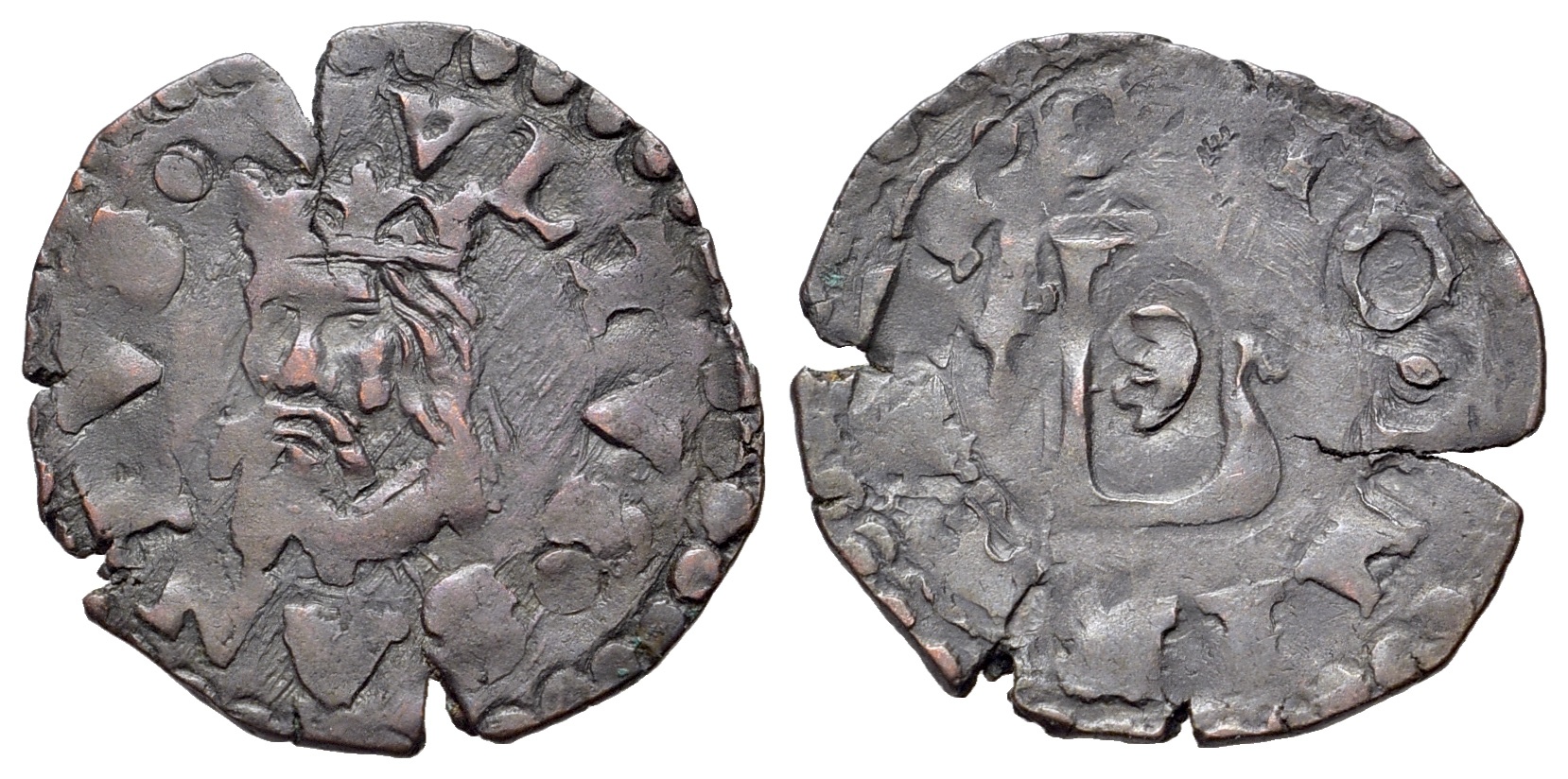ITALY. Lucca. Repubblica (1369-1799) AE Quattrino 1559. R/ Crowned ...