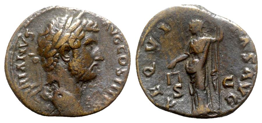 Hadrian (117-138). Æ As - Rome - R/ Aequitas | Roman Imperial Coins