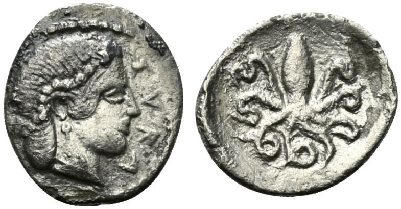 Sicily, Syracuse, c. 485-466 BC. AR Litra. Struck under Hieron I, c ...