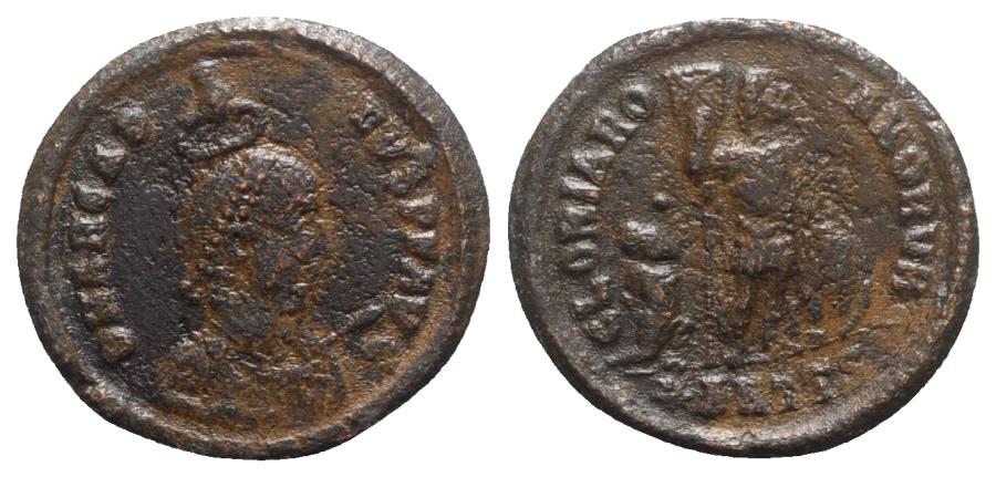 Arcadius (383-408). Æ - Antioch - R/ Emperor with captive | Roman ...