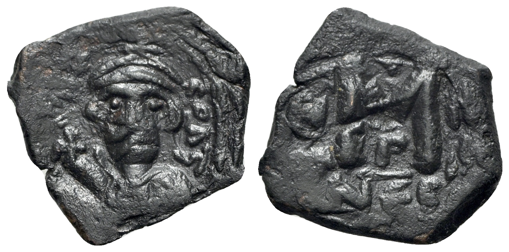 Constans II (641-668). Æ 40 Nummi Constantinople | Byzantine Coins
