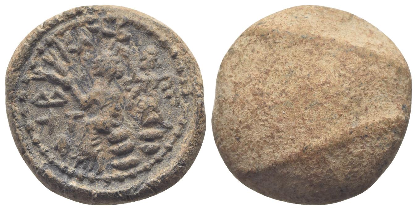 Early Byzantine Terracotta Pilgrim's Token. Blessing of St. Symeon of ...