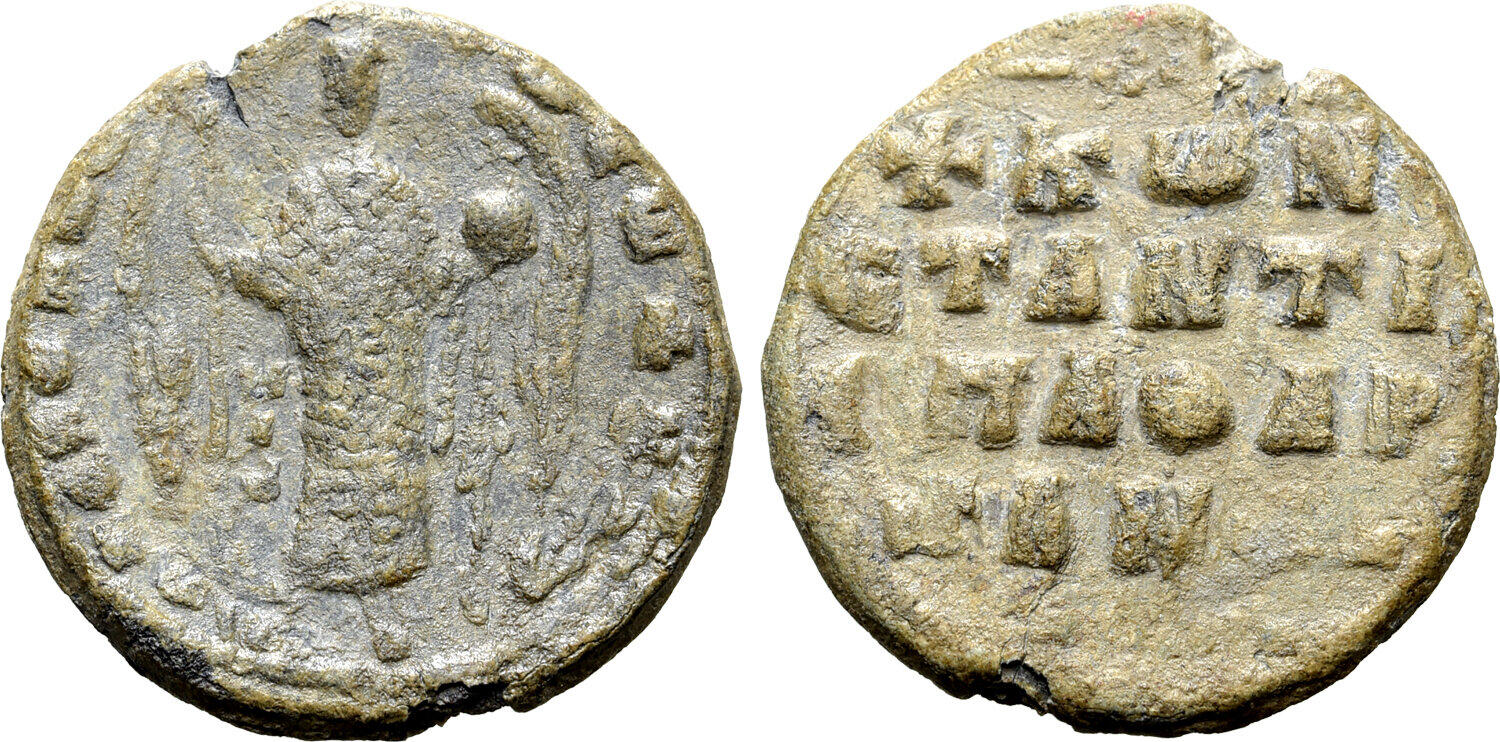 Byzantine Iconographic PB Seal in the name of Constantine ...