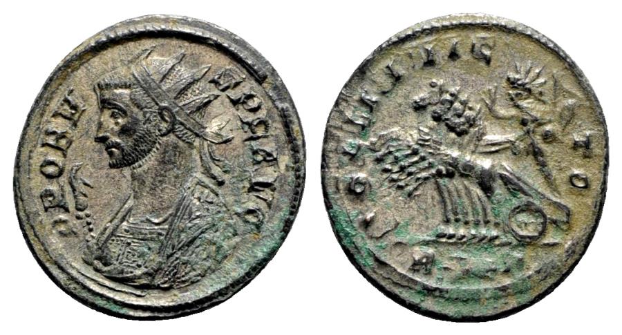Probus (276-282). Radiate - Rome - R/ Sol in quadriga | Roman Imperial ...