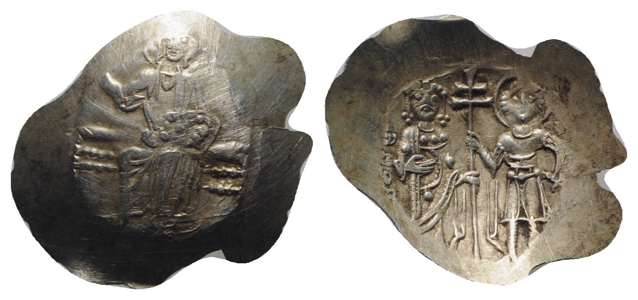 John II Comnenus (1118-1143). EL Aspron Trachy | Byzantine Coins