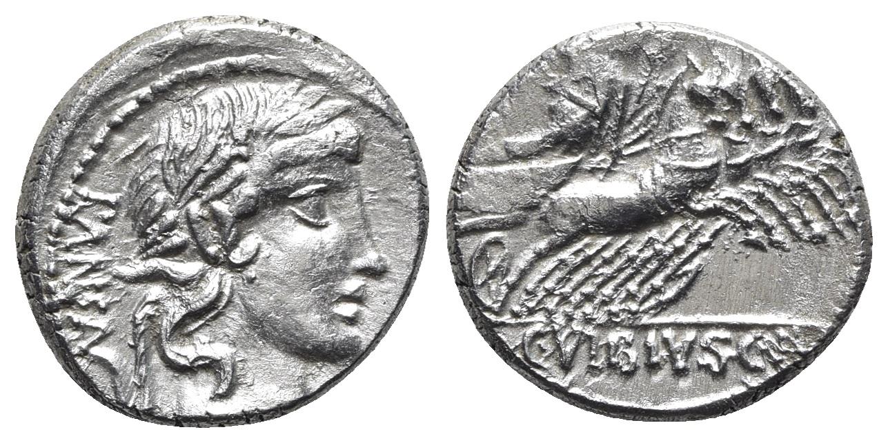 C. Vibius C.f. Pansa, Rome 90 BC. AR Denarius | Roman Republican Coins