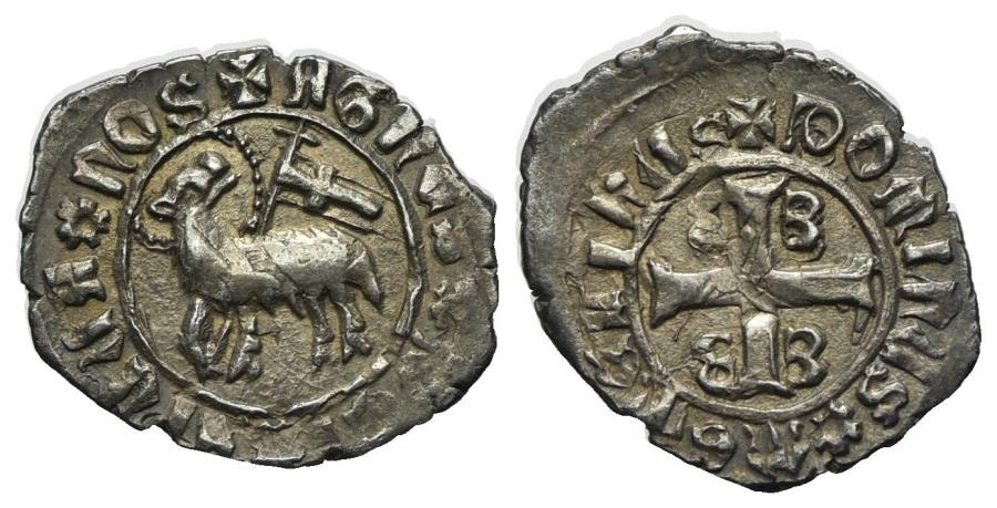 Crusaders, Mytilene and Aenus. Giacomo Gattilusio (1376-1396). AR ...