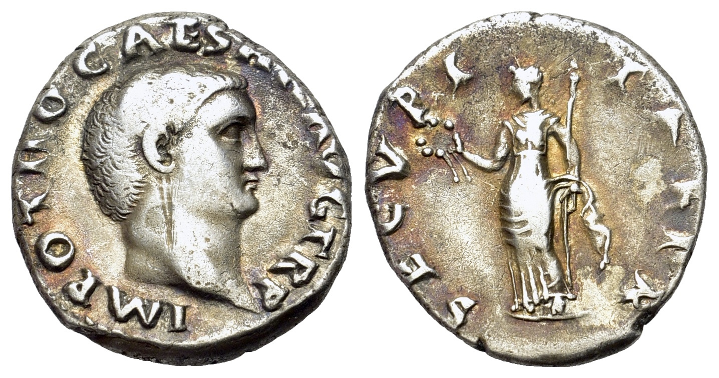 Otho (AD 69). AR Denarius. Rome mint. R/ SECURITAS | Roman Imperial Coins