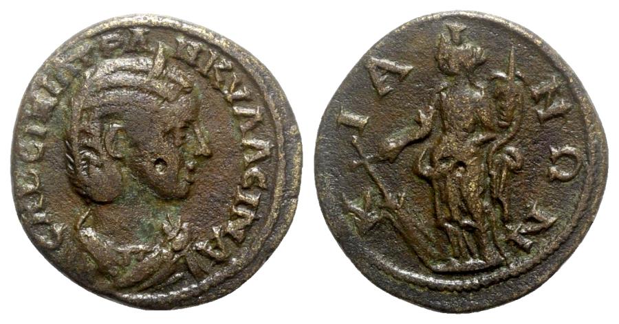 Tranquillina (Augusta, 241-244). Bithynia, Cius. Æ - R/ Tyche