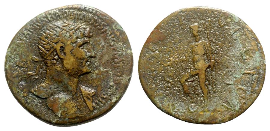 Hadrian (117-138). Æ Dupondius - Rome - R/ Salus | Roman Imperial Coins