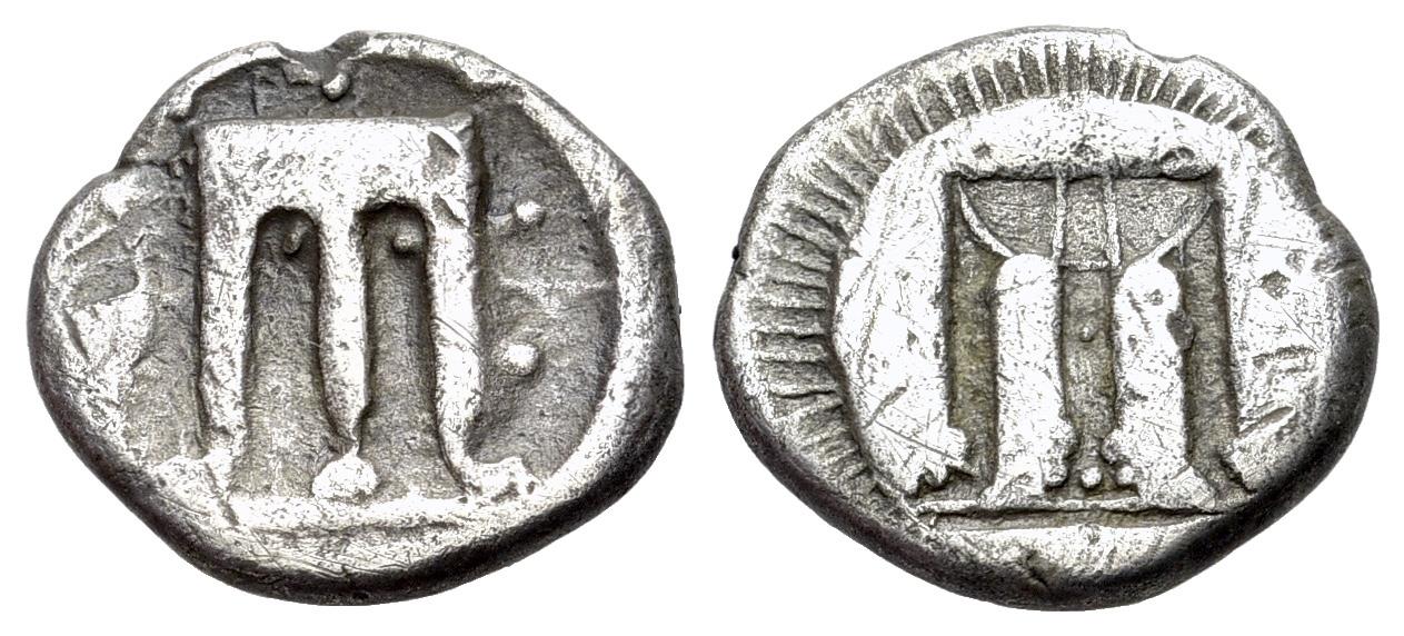 ITALY Bruttium, Kroton, c. 480-430 BC. AR Drachm