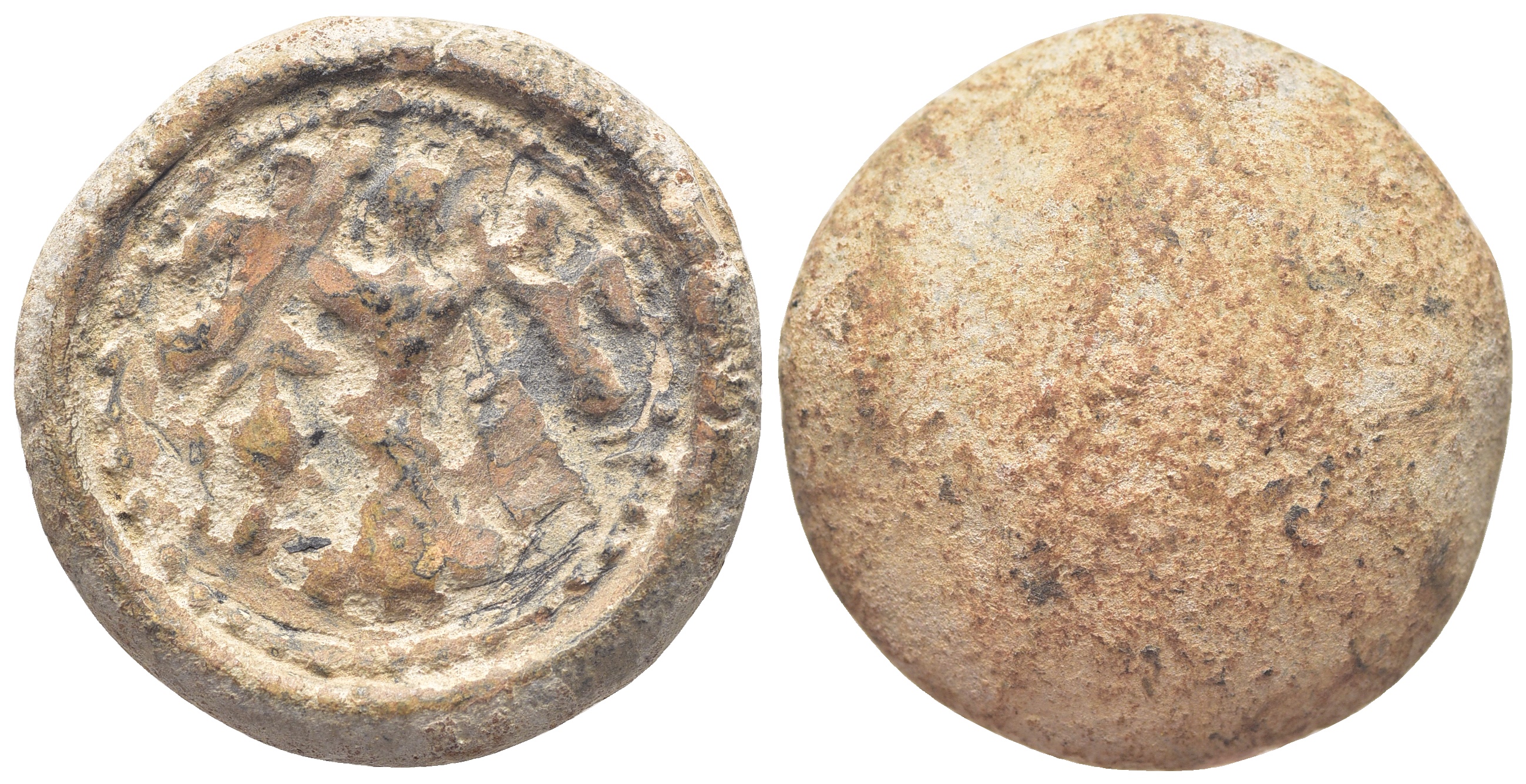 Early Byzantine Terracotta Pilgrim's Token, 6th-7th century AD ...