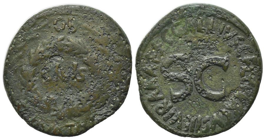 Augustus (27 BC-14 AD). Æ Sestertius. Rome; C. Gallius Lupercus ...