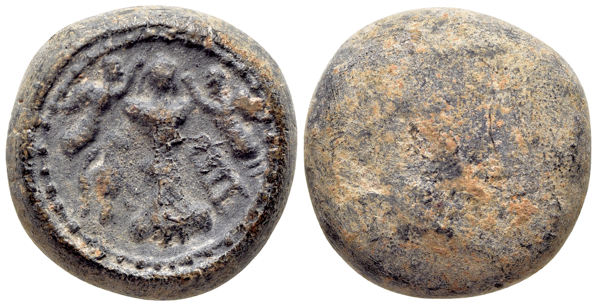 Early Byzantine Terracotta Pilgrim's Token, 6th-7th century AD ...