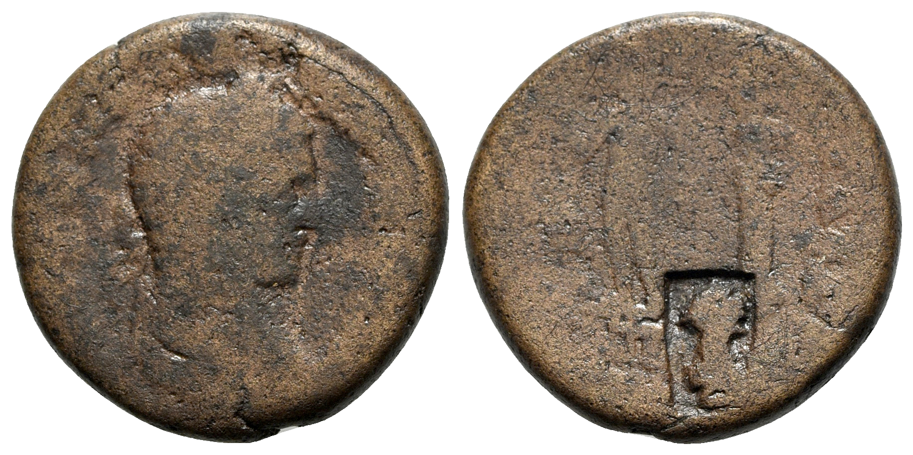 Elagabalus (218-222). Judaea, Gaza. Æ | Roman Provincial Coins