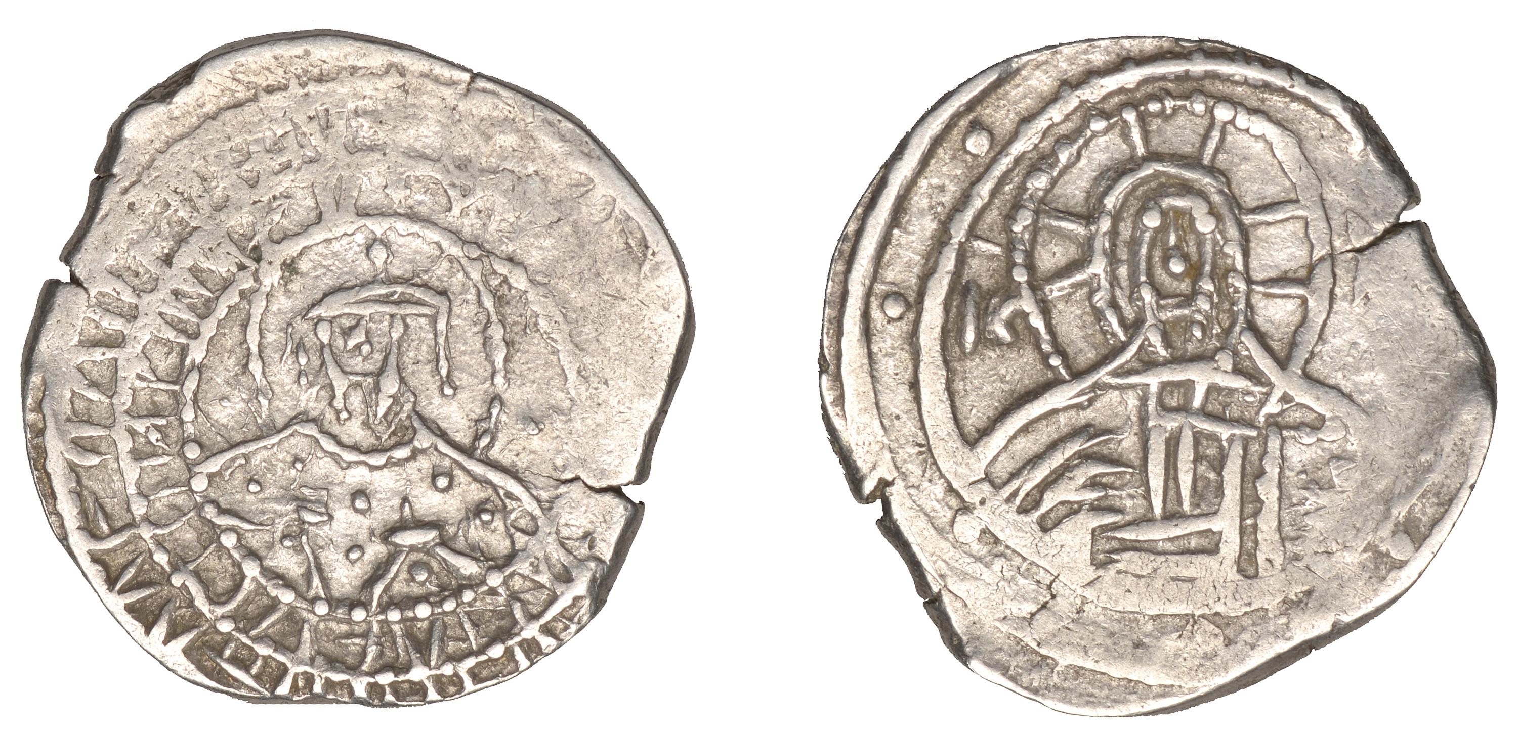 John VIII (1425-48) AR stavraton or Half Hyperpyron Constantinople mint ...