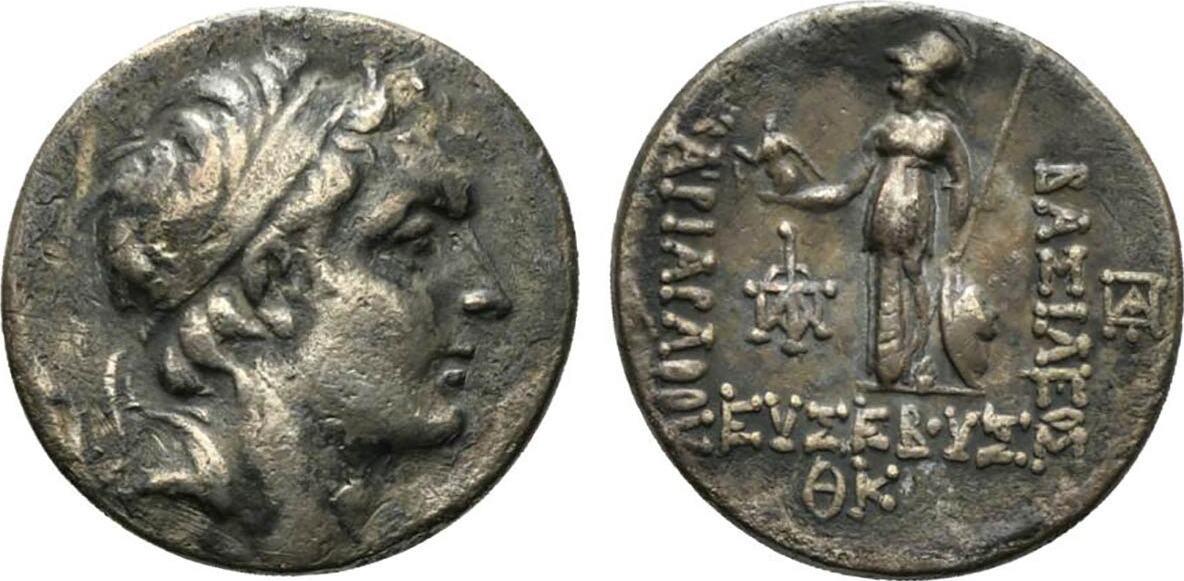 Kings of Cappadocia, Ariarathes V Eusebes Philopator (c. 163-130 BC ...