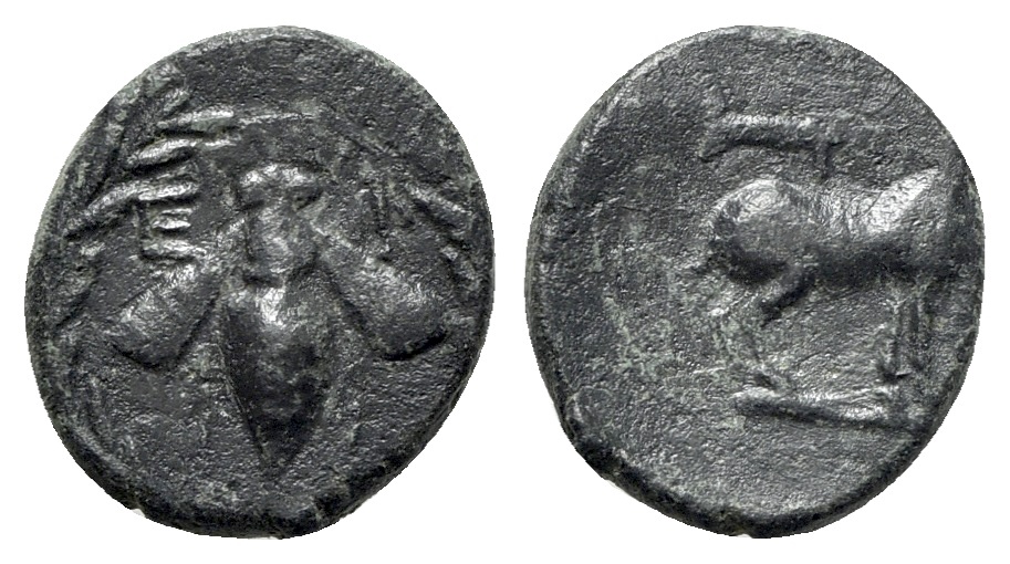 Ionia, Ephesos, c. 200 BC. Æ - Bee / Stag standing | Greek Coins