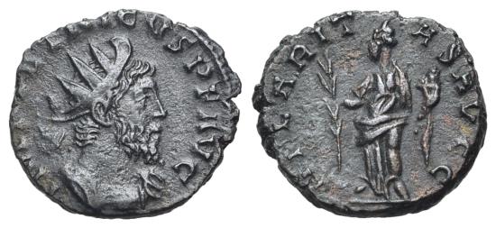 Tetricus I. (Romano-Gallic Emperor, AD 271-274). AE Radiate ...