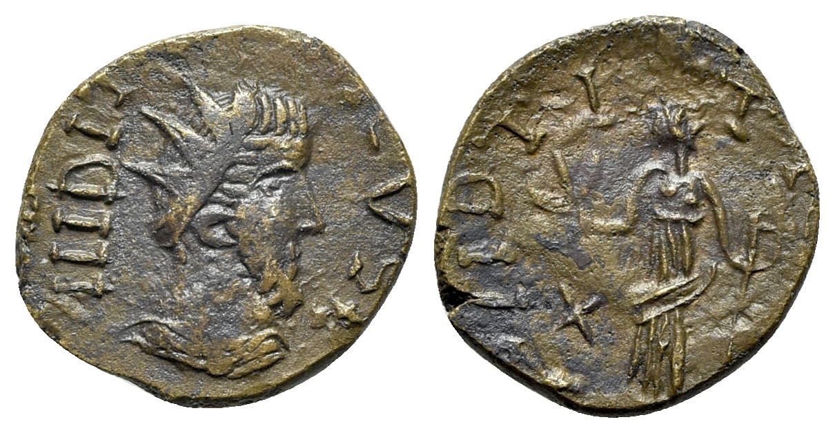 Barbarous Radiate, imitating Tetricus I - R/ Pax