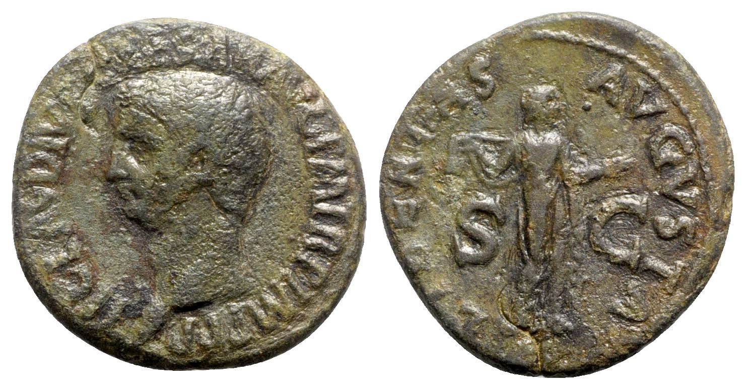 Claudius (41-54). Æ As - Rome - R/ Libertas | Roman Imperial Coins