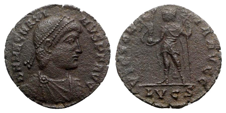 Magnus Maximus (383-388). Æ - Lugdunum | Roman Imperial Coins