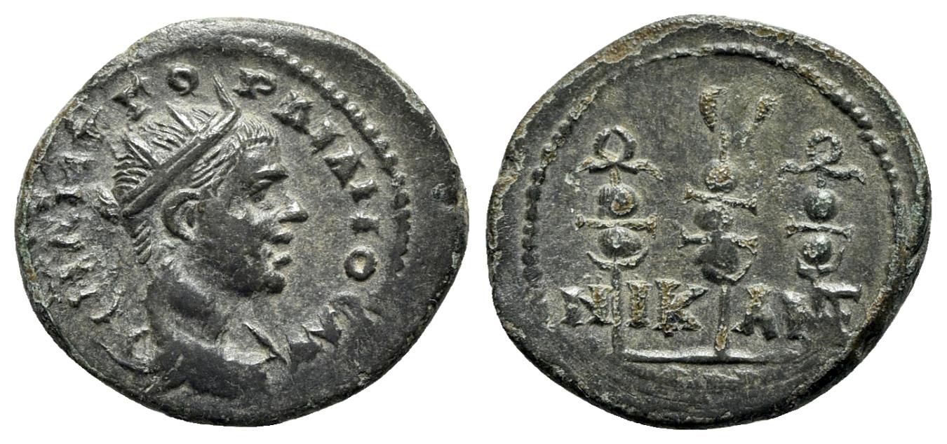 Gordian III (238-244). Bithynia, Nicaea. Æ - R/ Three signa | Roman ...