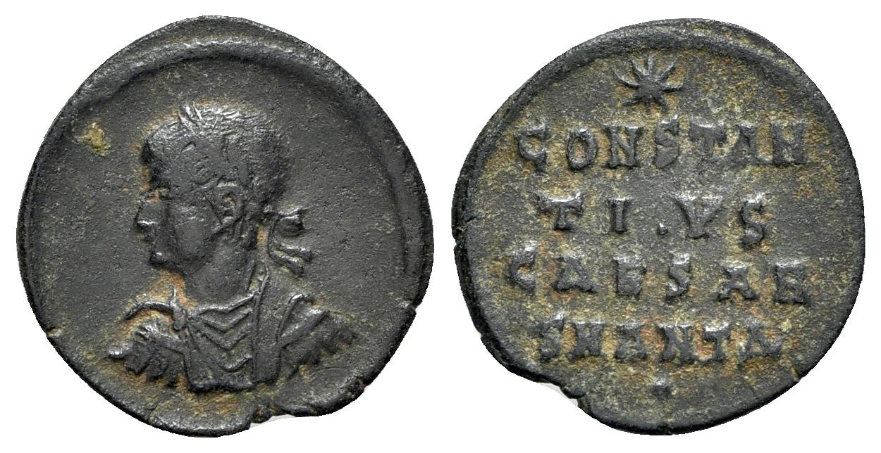 Constantius II (Caesar, 324-337). Æ Follis - Antioch | Roman Imperial Coins