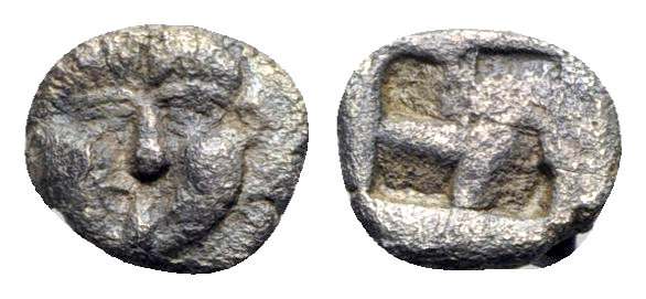 Macedon, Neapolis, c. 500-480 BC. AR Obol | Greek Coins