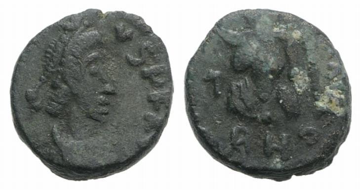 Avitus (455-456). Nummus. Rome. EXTREMELY RARE !! | Roman Imperial Coins